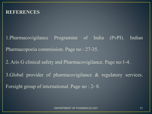 Aris G PHARMACOVIGILANCE AND VIGIFLOW | PPTX