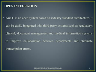 Aris G PHARMACOVIGILANCE AND VIGIFLOW | PPTX