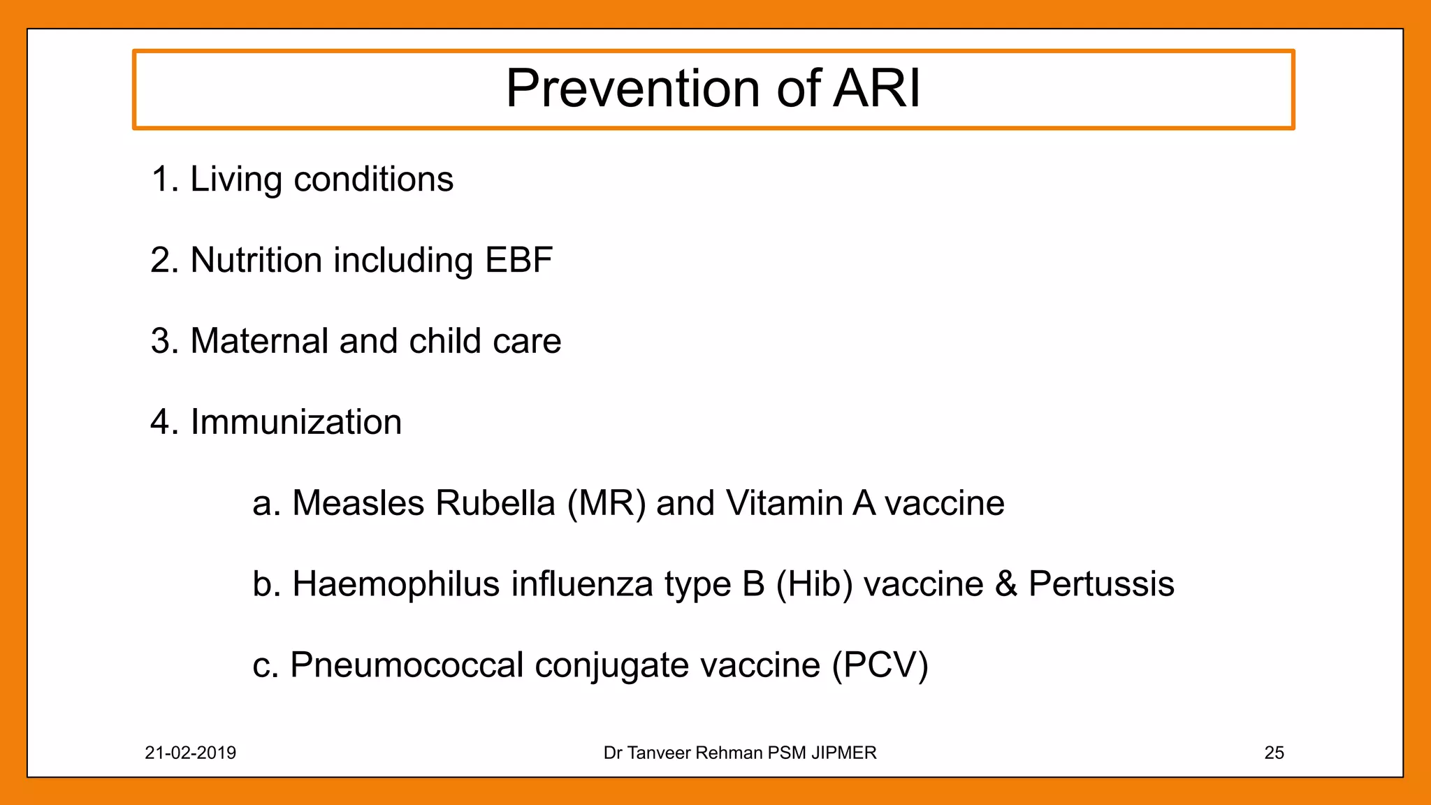 Acute Respiratory Infections / Pneumonia | PPTX