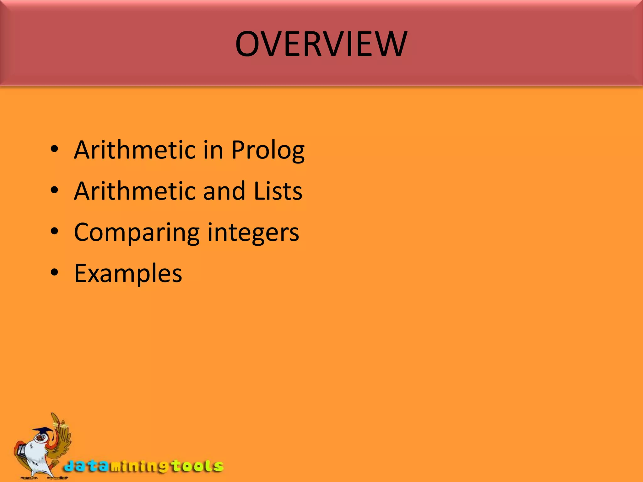 Prolog Arithmetic Operations In Prolog Ppt 5105