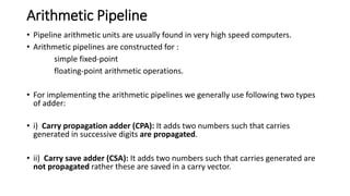 Arithmatic pipline | PPTX