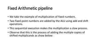 Arithmatic pipline | PPTX