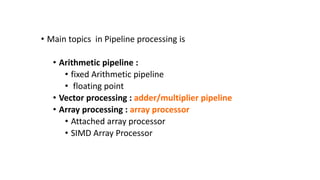 Arithmatic pipline | PPTX