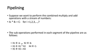 Arithmatic pipline | PPTX