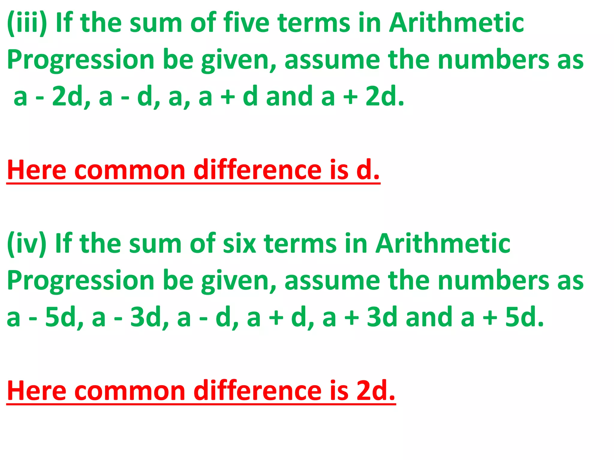 Arithmatic progression for Class 10 by G R Ahmed | PPTX