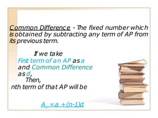 arithmatic progression.pptx | Homework and Study | Education
