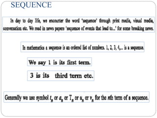 ARITHMATIC PROGRESSIONS CLASS X MODULE 1 | PPT