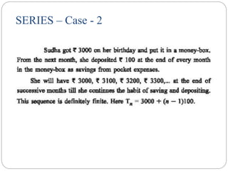 ARITHMATIC PROGRESSIONS CLASS X MODULE 1 | PPT
