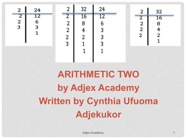 Arithmetic 2 | PPTX