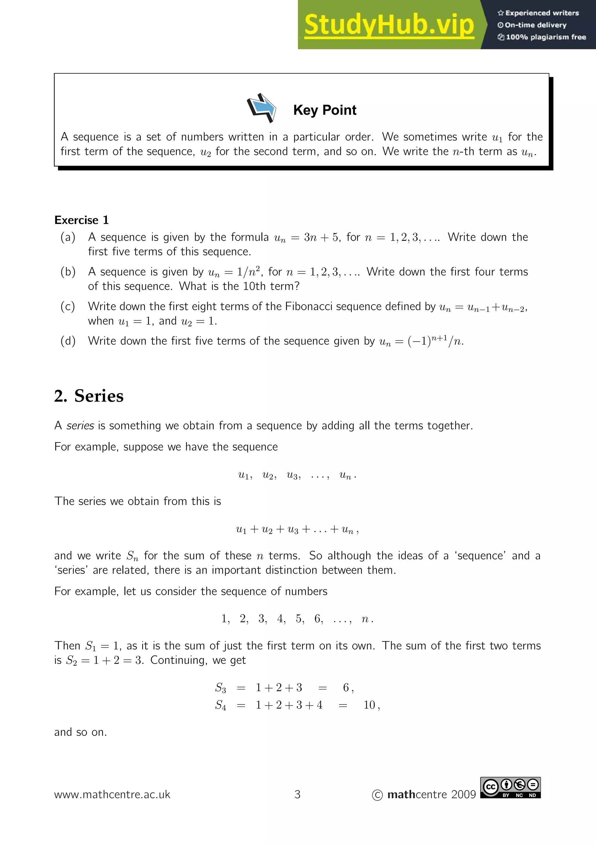 Arithmetic And Geometric Progressions Pdf