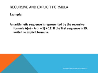 Arithmetic and geometric_sequences | PPT