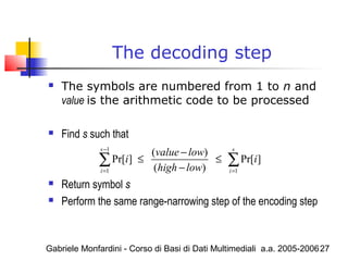 Arithmetic coding | PPT