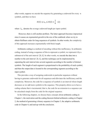 Arithmetic coding | PDF