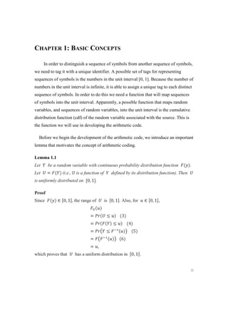 Arithmetic coding | DOCX
