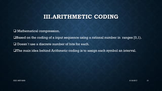 Arithmetic coding | PDF