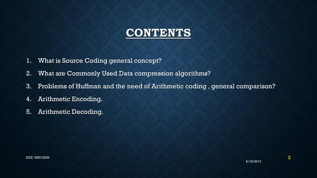 Arithmetic coding | PDF