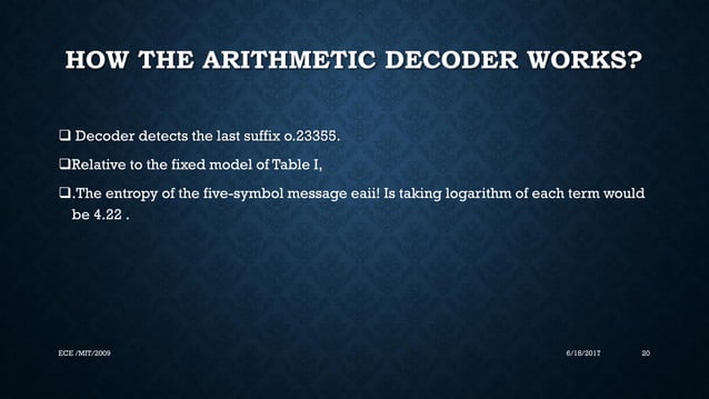 Arithmetic coding | PDF
