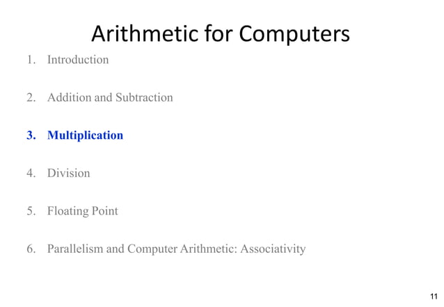 Arithmetic for Computers.ppt