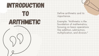 Arithmetic for High School.pptx
