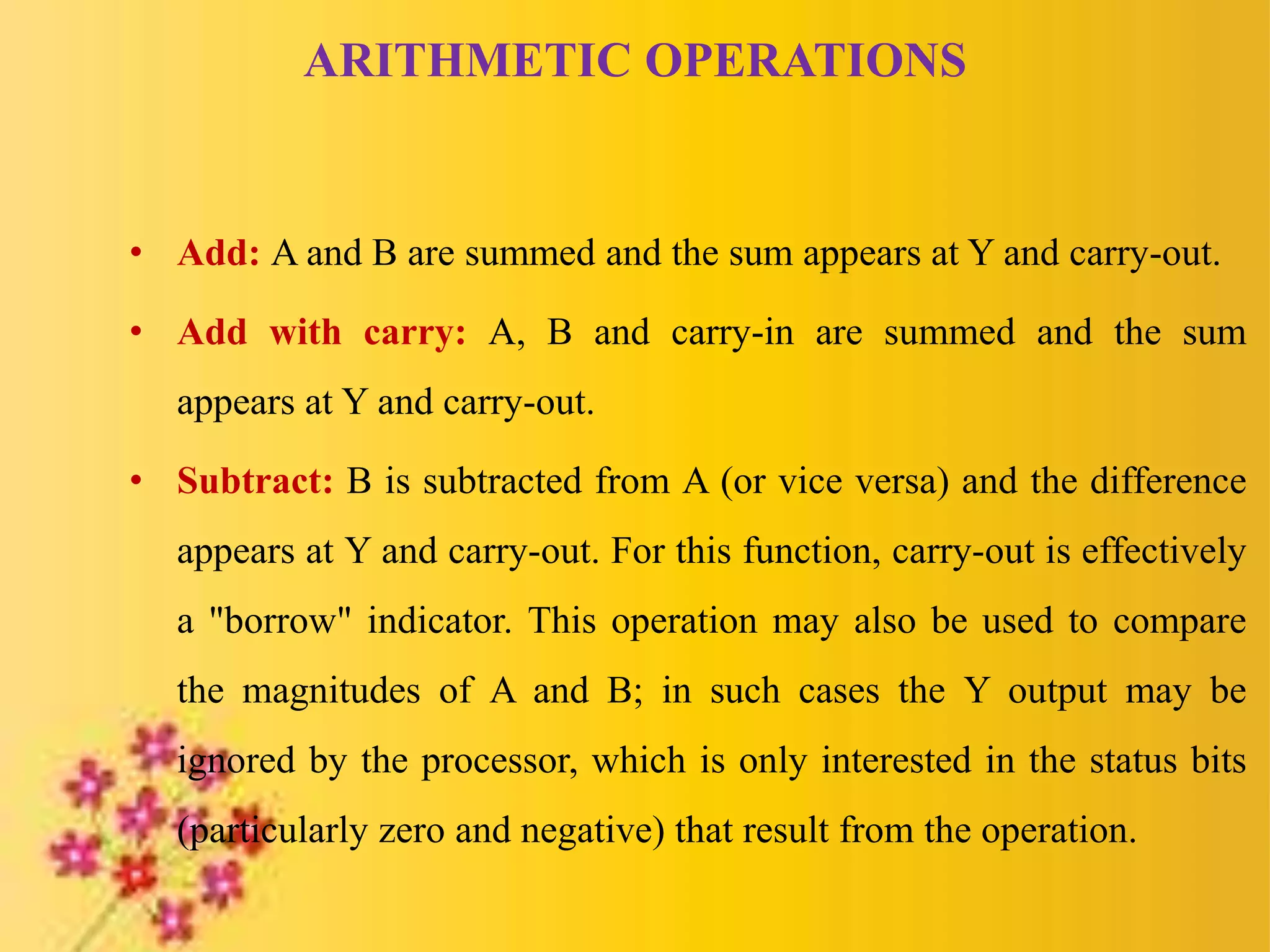 Arithmetic And Logic Unit Ppt