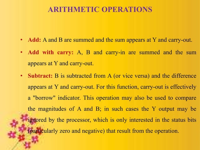 Arithmetic & Logic Unit | PPTX | Programming Languages | Computing