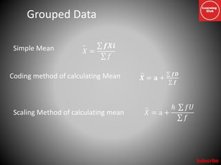 How to Calculate Mean?|Arithmetic mean | Mean | weighted Mean | PPTX