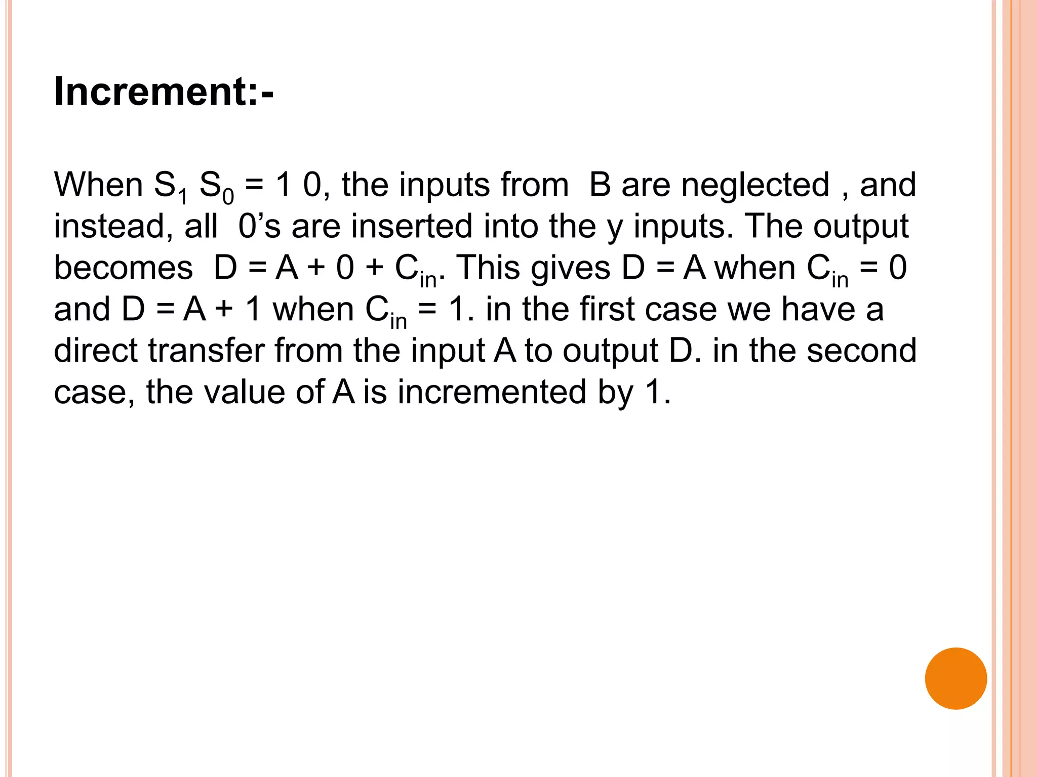 Arithmetic micro operations | PPTX