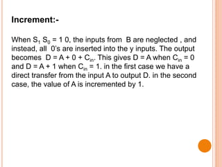 Arithmetic Micro Operations | Pptx