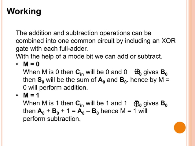 Arithmetic Micro Operations | Pptx