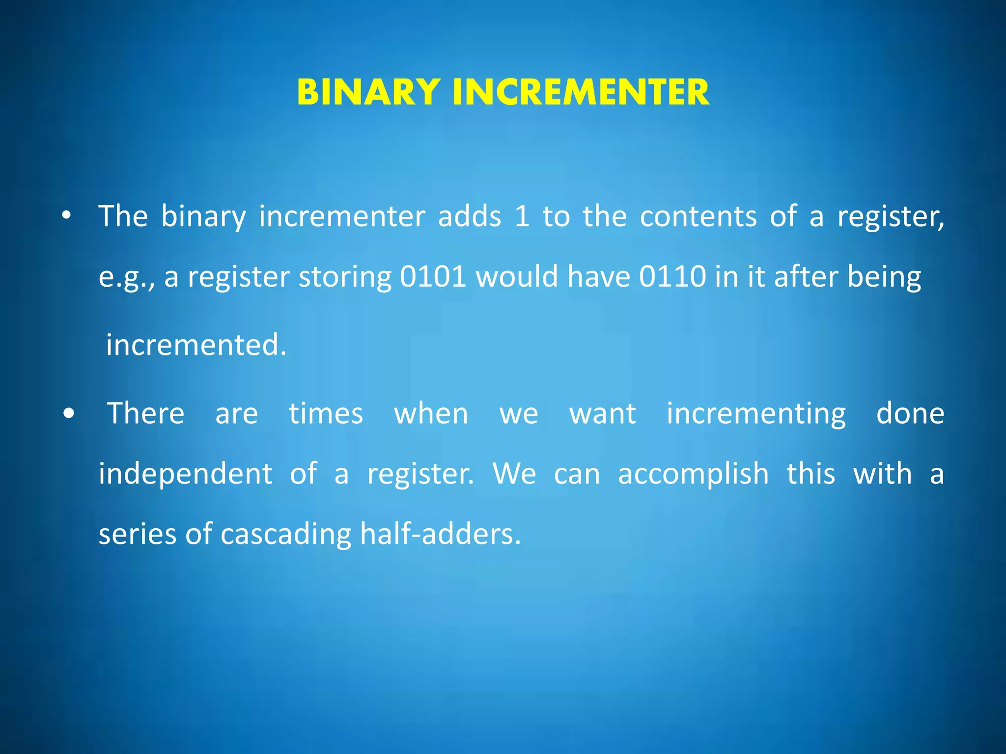 Arithmetic micro operations | PPTX