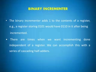 Arithmetic micro operations | PPTX