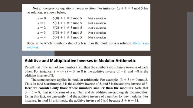 Introduction to Modular Arithmetic | PPTX