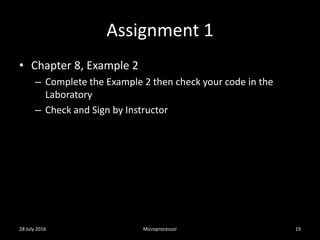 Microprocessor Week 4-5 MCS-51 Arithmetic operation | PPTX