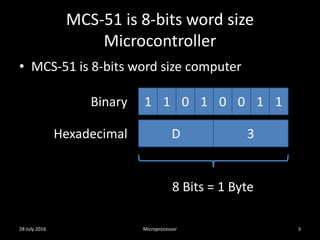 Microprocessor Week 4-5 MCS-51 Arithmetic operation | PPTX