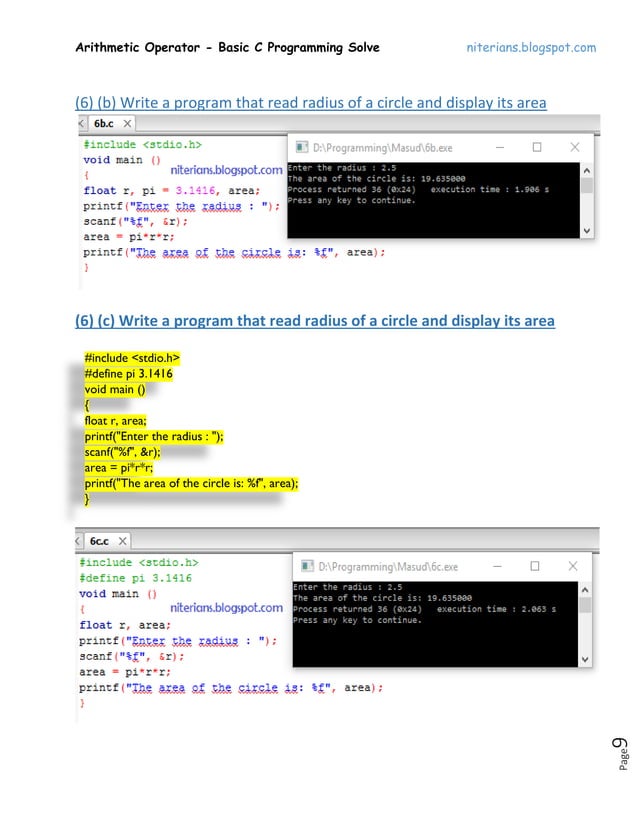 Arithmetic operator | PDF
