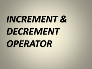 Arithmetic operators | PPT