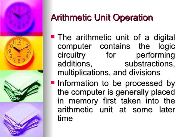 Arithmetic Operations | PPT