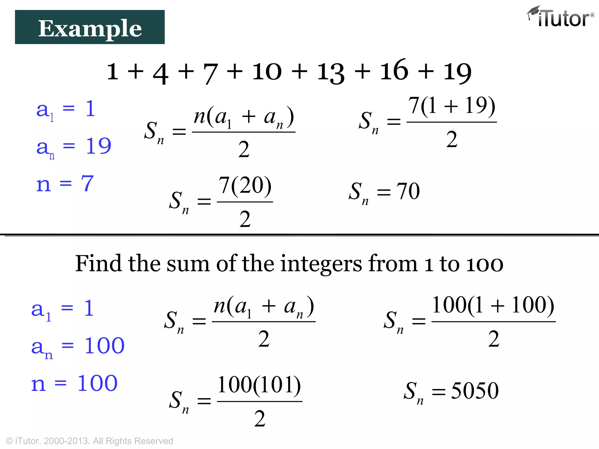 Arithmetic Progression | PPT