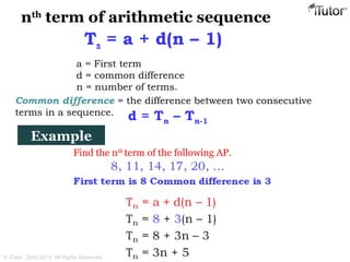 Arithmetic Progression | PPT