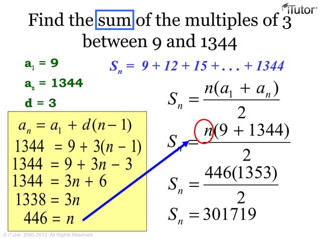 Arithmetic Progression | PPT | Science