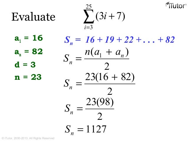 Arithmetic Progression