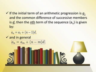 Arithmeticprogression | PPT