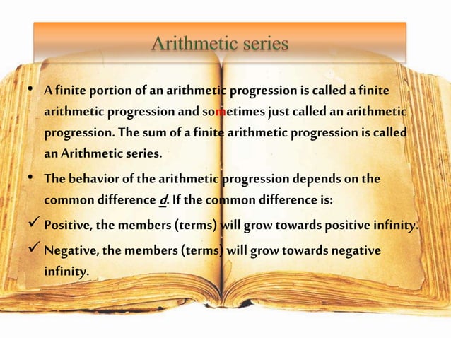 Arithmeticprogression | PPT