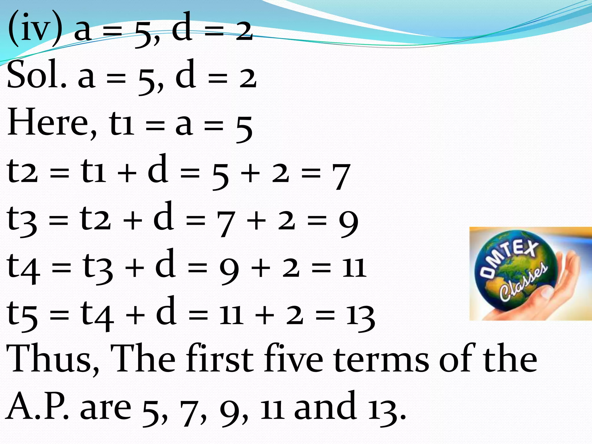 Arithmetic progression | PPTX