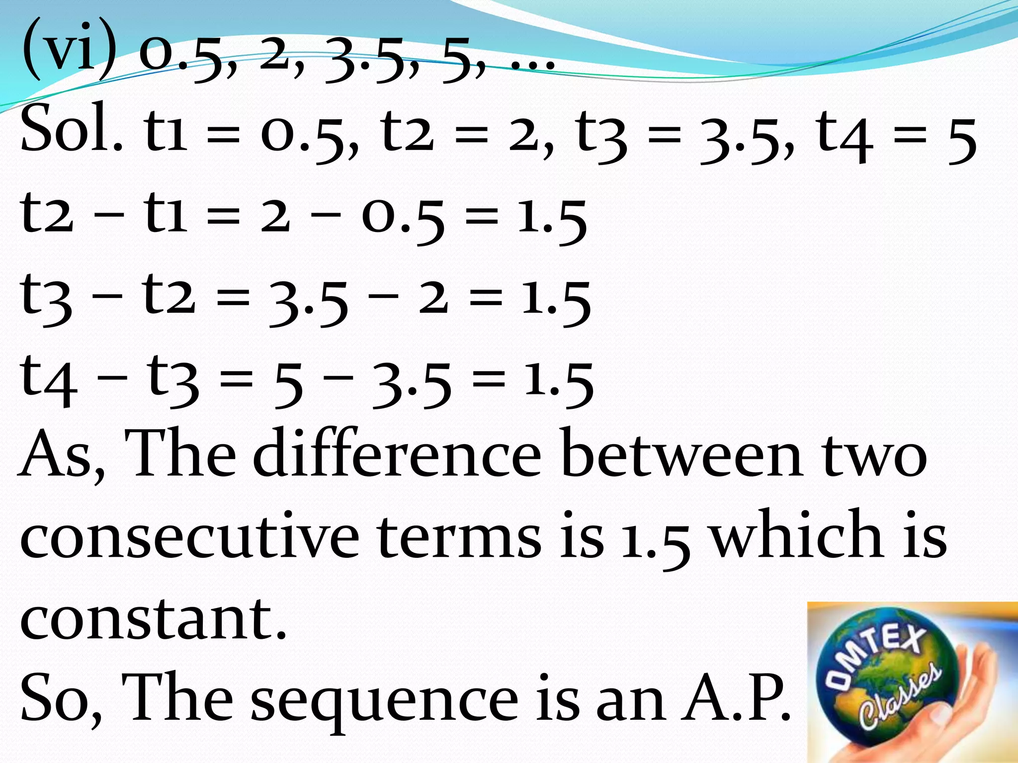 Arithmetic progression | PPT