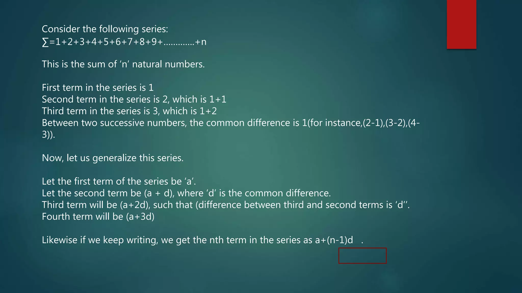 Arithmetic progression | PPT