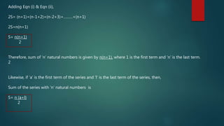Arithmetic progression | PPT