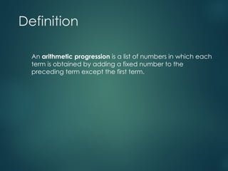 Arithmetic Progression ppt class 10.pptx