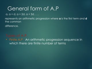 Arithmetic Progression ppt class 10.pptx