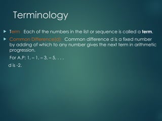 Arithmetic Progression ppt class 10.pptx